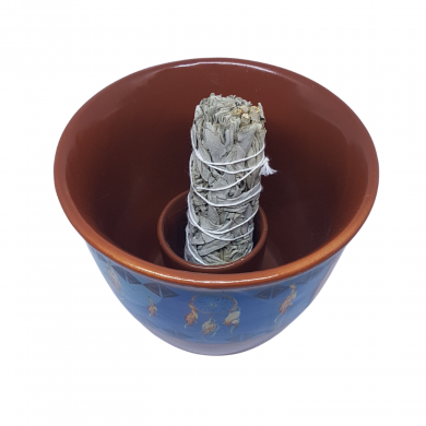 sacred mist - Native American Smudge Bowl